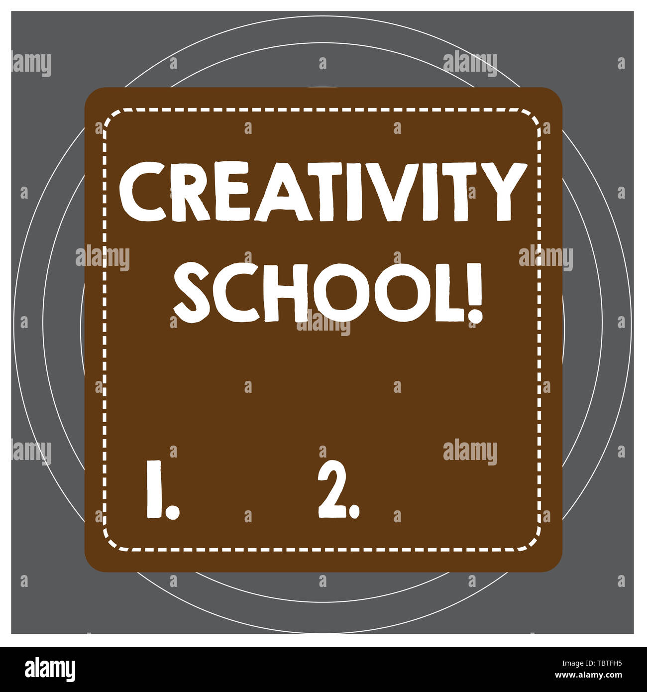 Writing note showing Creativity School. Business concept for students ...
