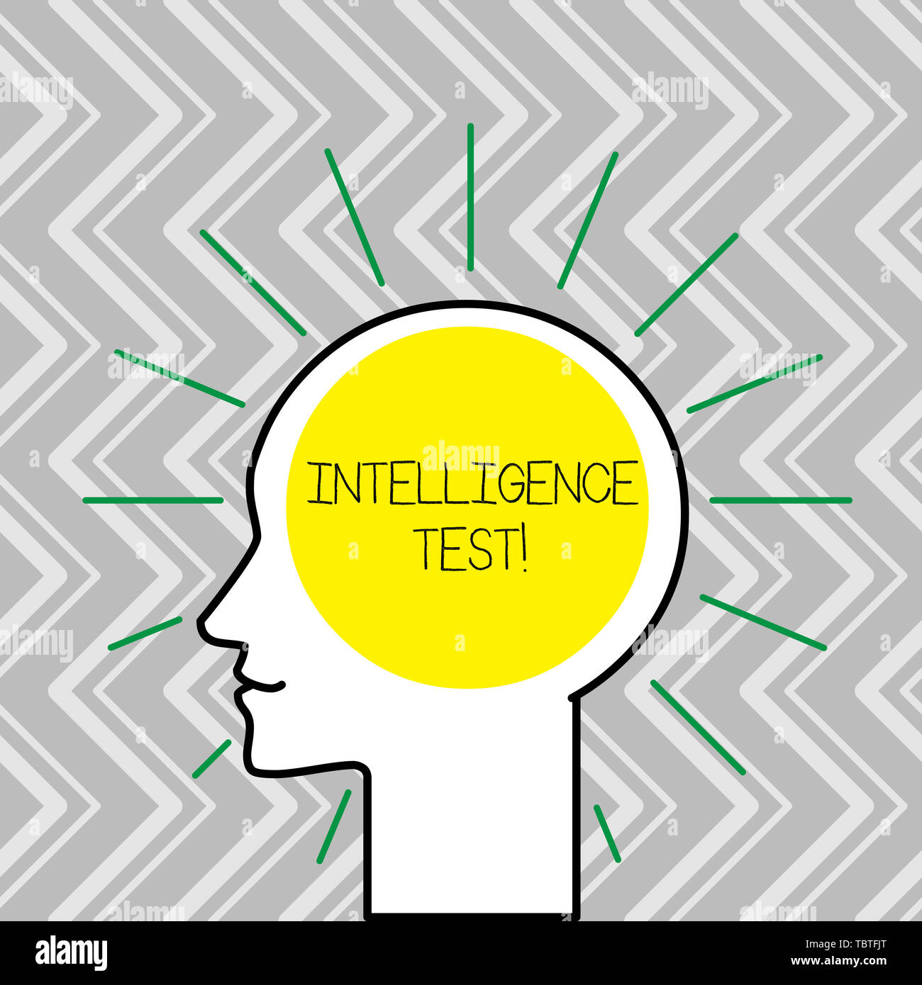 Text sign showing Intelligence Test. Business photo text test designed ...