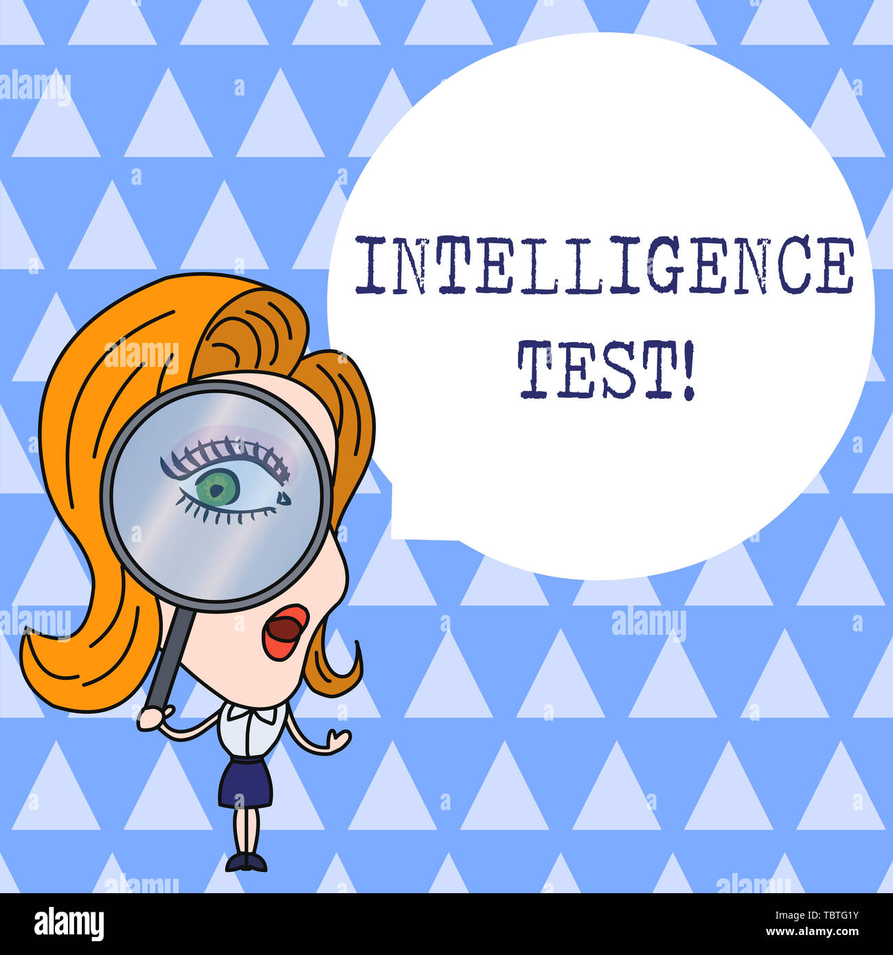Text sign showing Intelligence Test. Business photo showcasing test ...