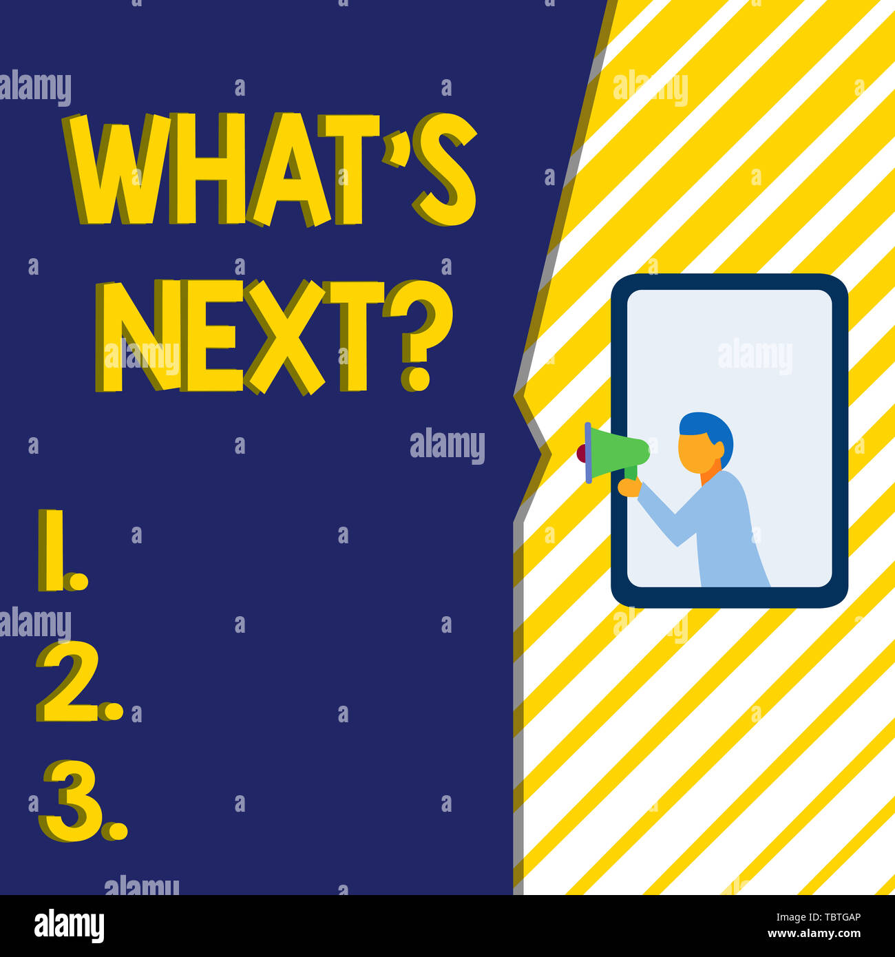 Writing note showing What S Next Question. Business concept for asking ...