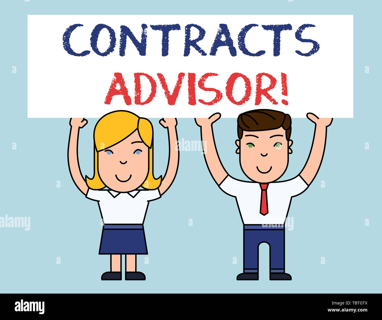 Writing note showing Contracts Advisor. Business concept for ensure the ...