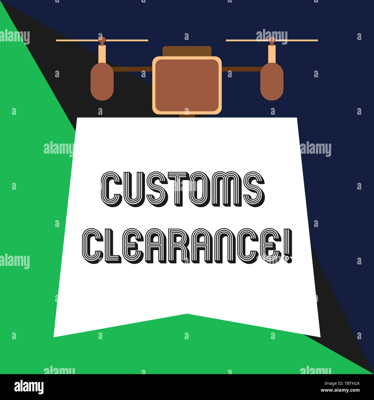 Text sign showing Customs Clearance. Business photo showcasing ...