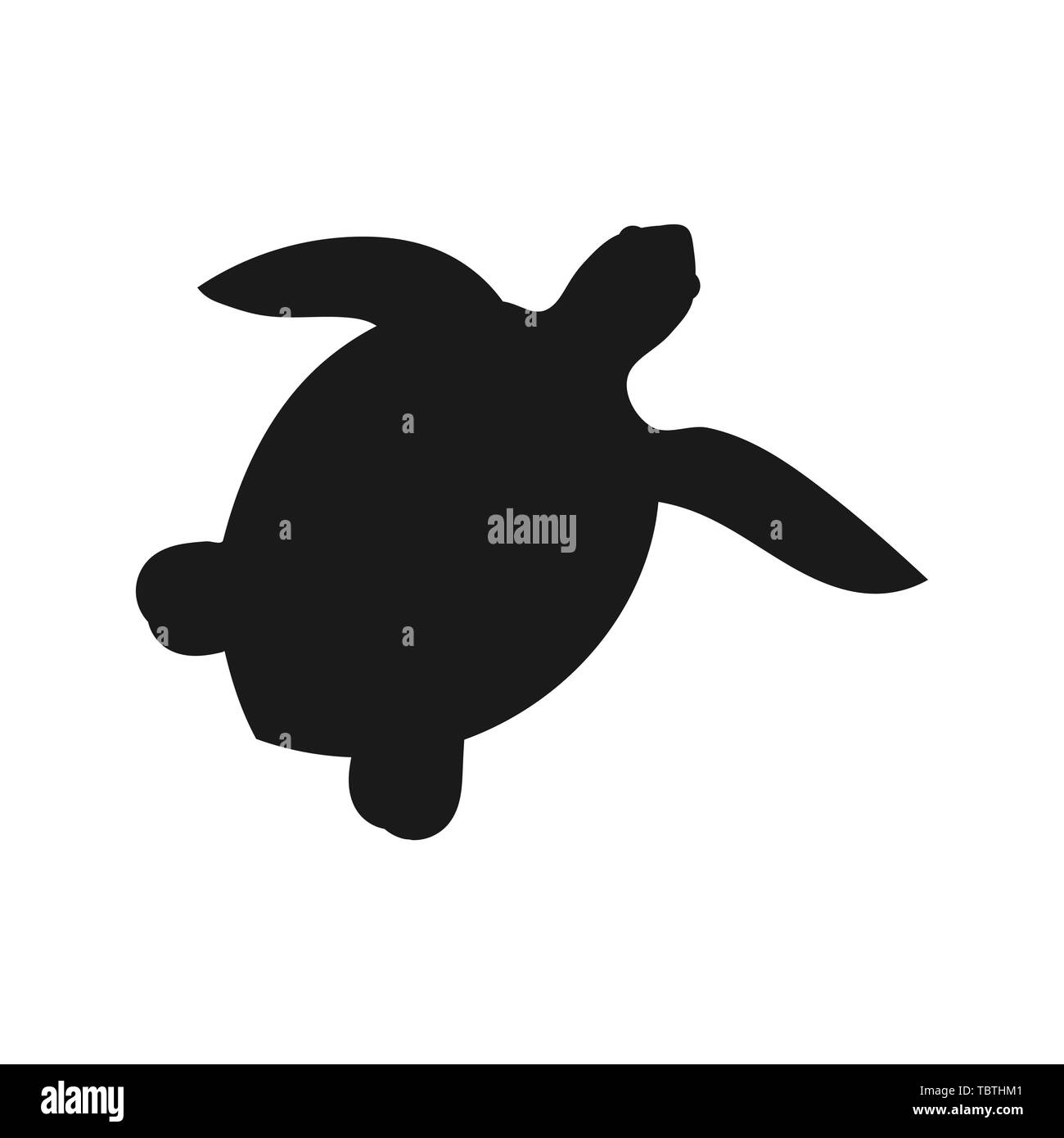 Sea turtle shape icon. Vector illustration Stock Vector Image & Art - Alamy