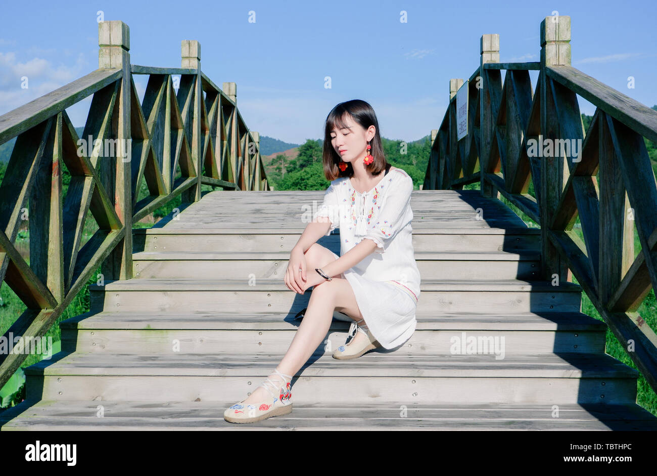 Arch bridge little sister Stock Photo - Alamy