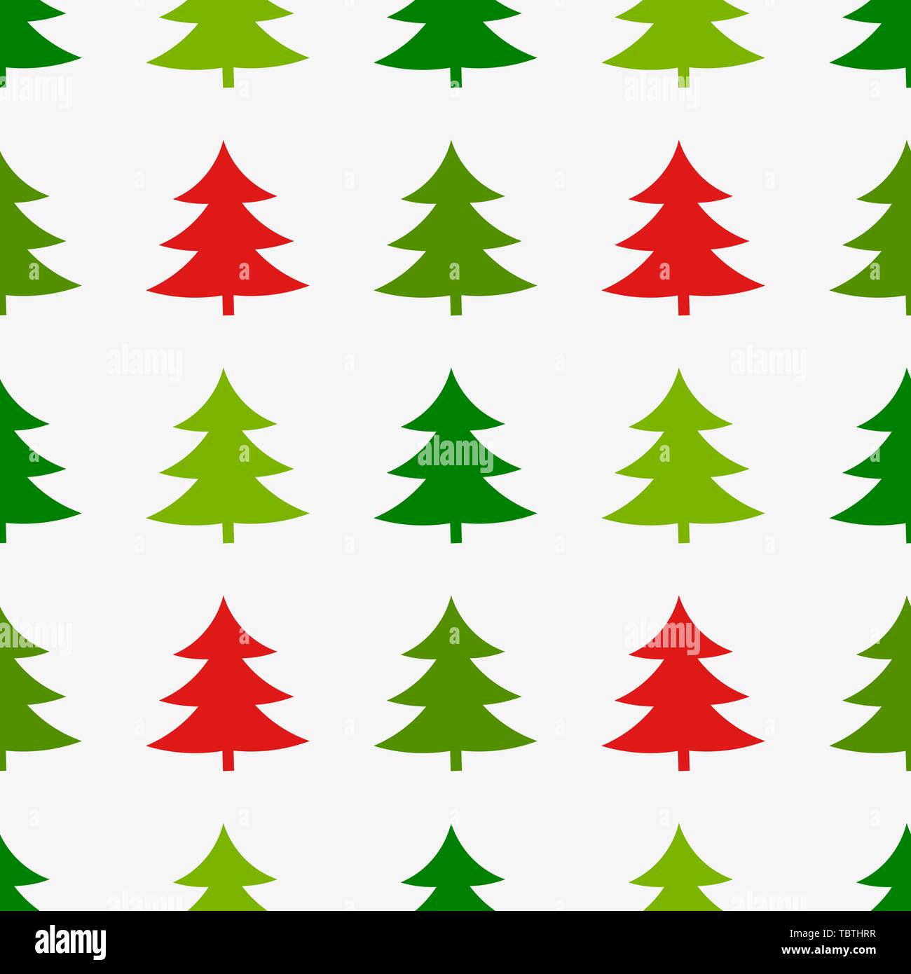Christmas trees pattern. Vector illustration Stock Vector Image & Art ...