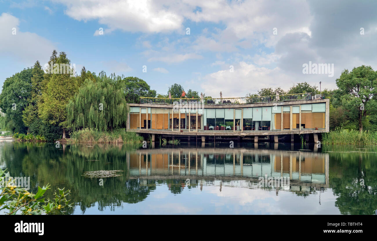 Five scattered house building Stock Photo - Alamy