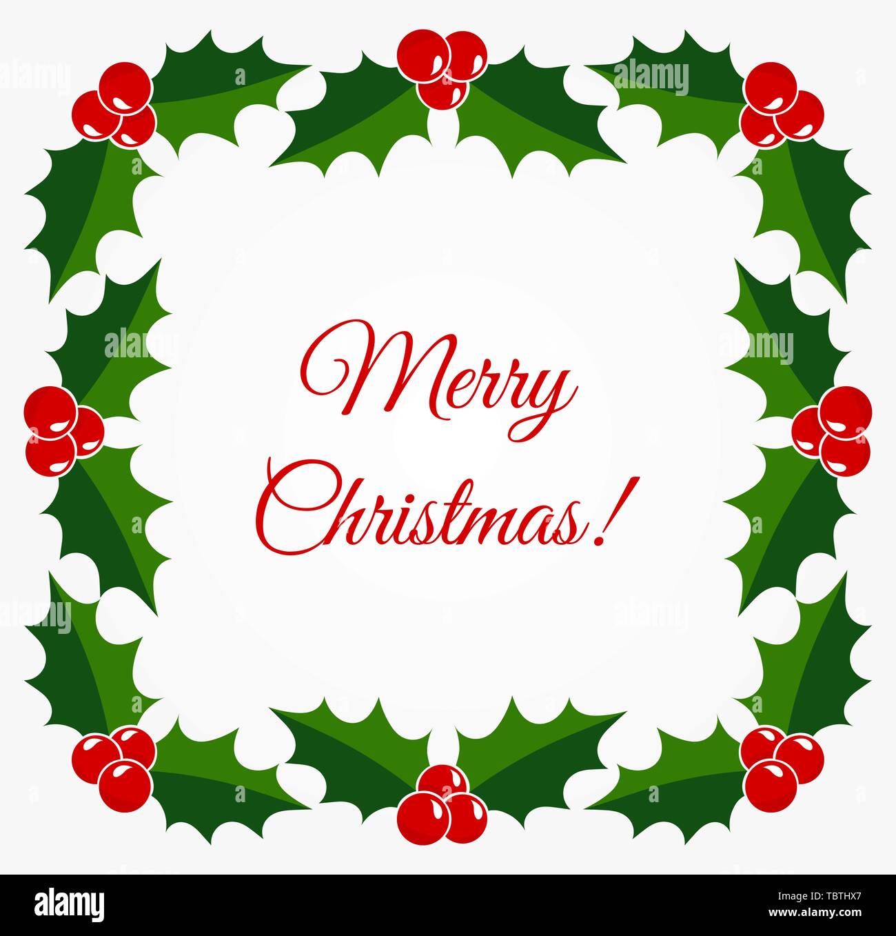 Holly frame hi-res stock photography and images - Alamy