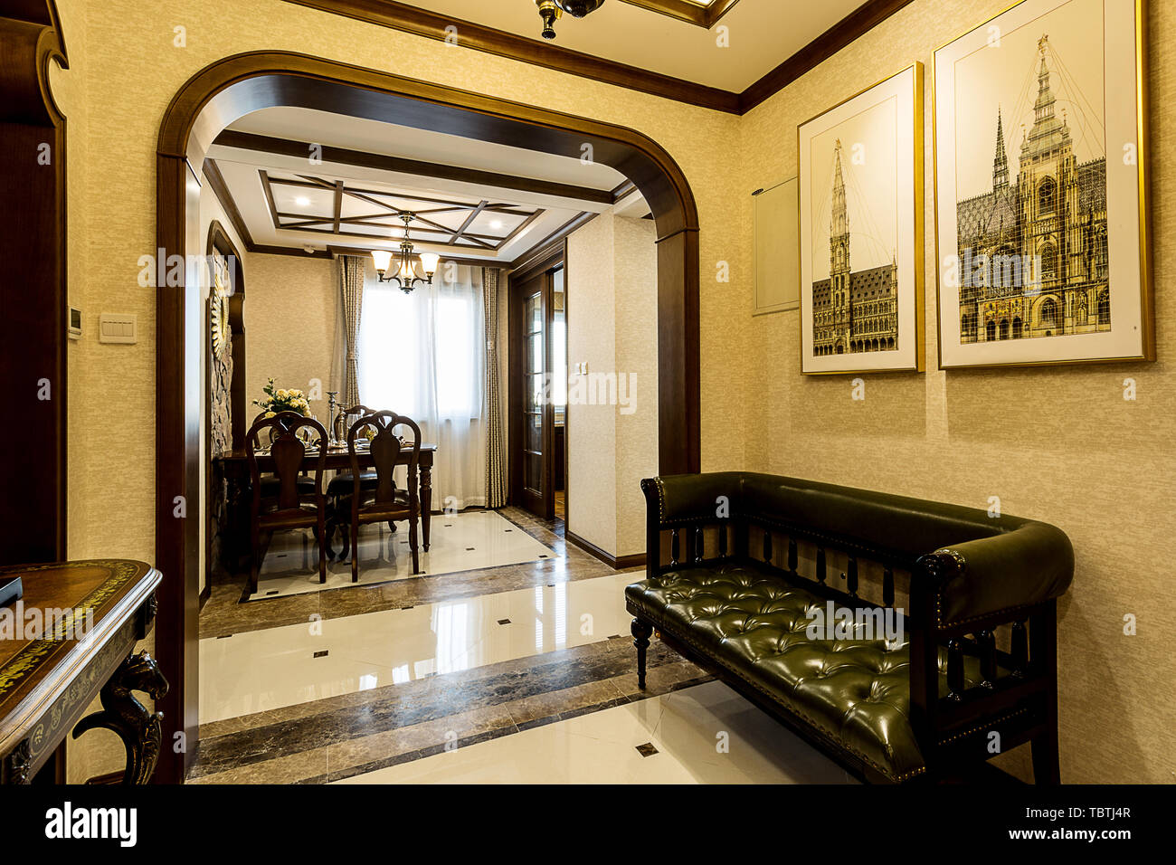 Interior Design Model Room Stock Photo - Alamy