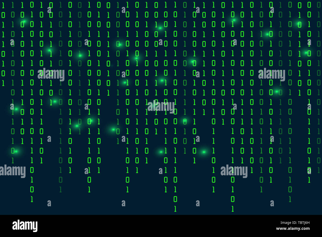 Digital matrix background for binary codes 0 and 1 Stock Photo - Alamy