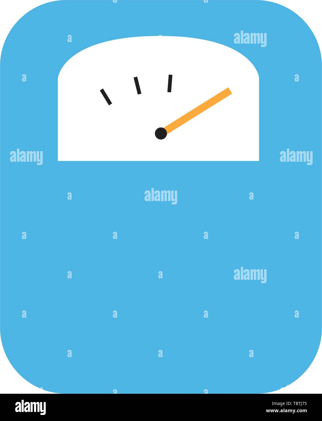 Body weight scale icon flat vector illustration isolated Stock Vector ...
