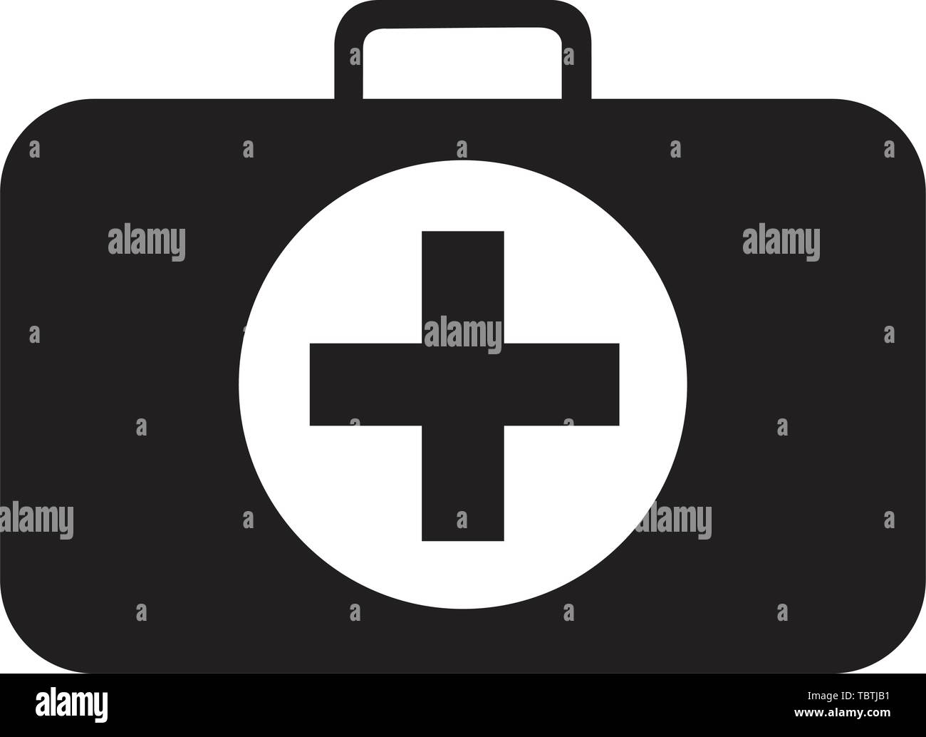 First aid kit icon vector isolated on white Stock Vector Image & Art ...