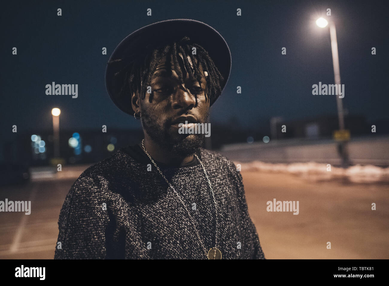 portrait of young black man standing outdoor – self confidence, youth ...