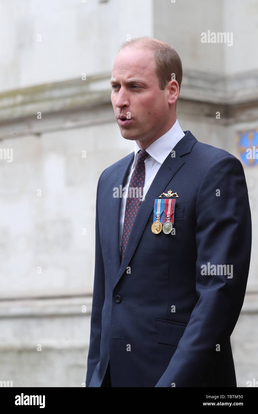 Prince William, Duke of Cambridge attends a Service at Westminster ...