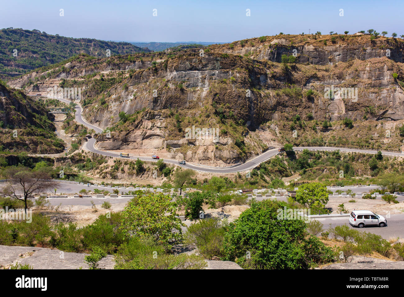 Srinagar - Kargil road in Jammy and Kashmir state, India Stock Photo ...