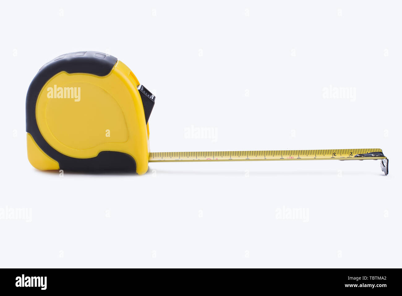 Tape-line isolated on white background. Tape measure for construction ...