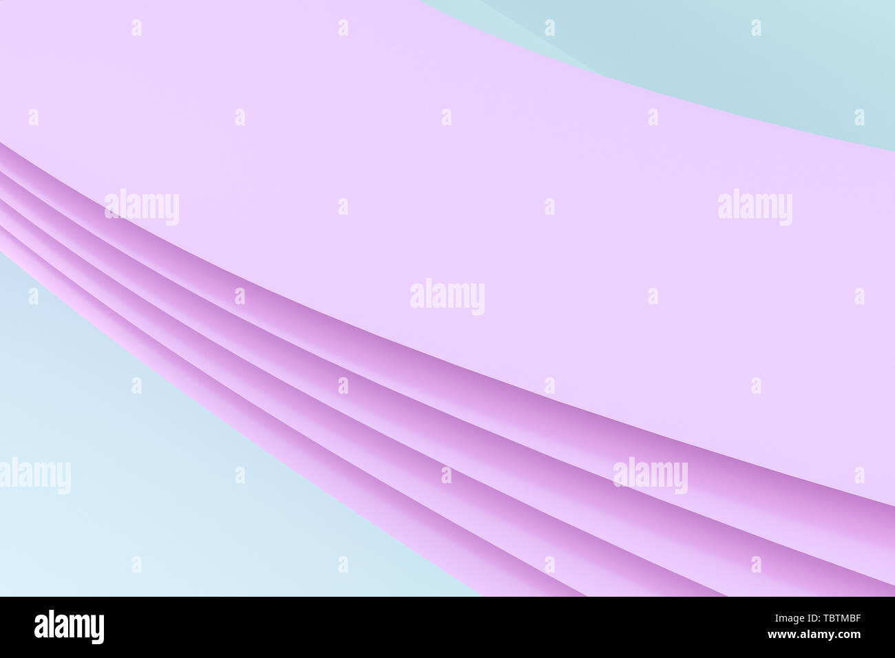 Three-dimensional rendering, pink gradient curved background Stock ...