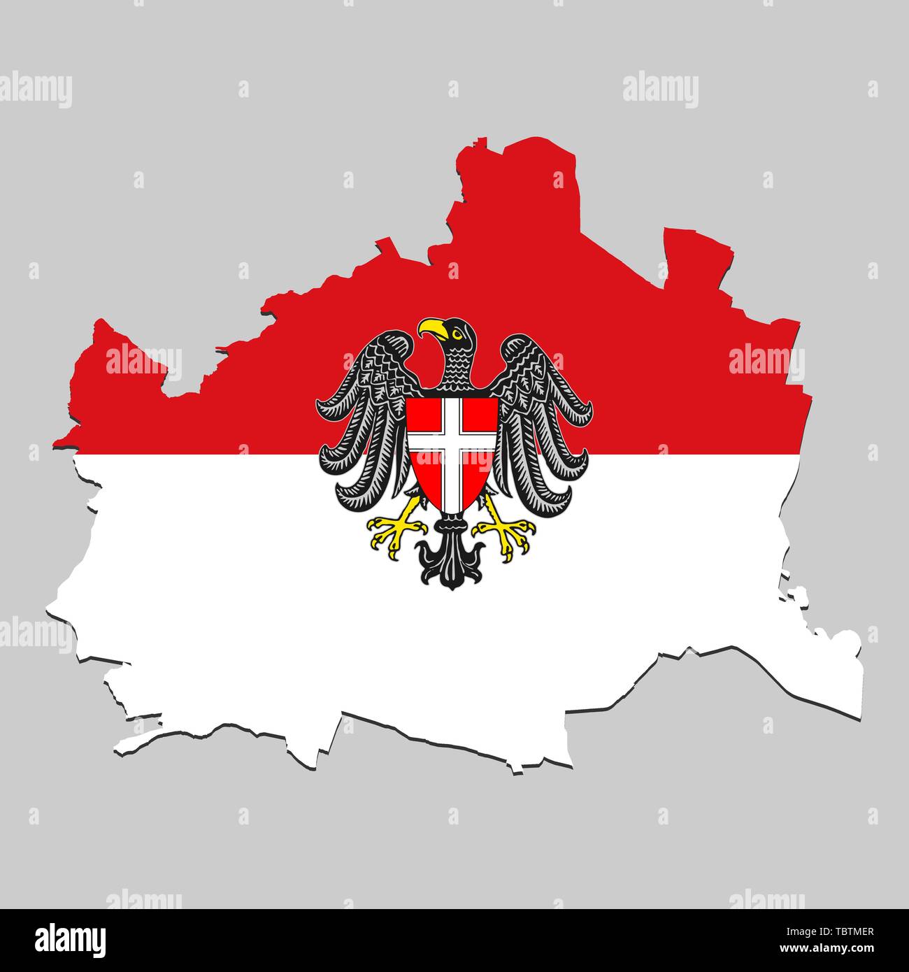 Map of vienna hi-res stock photography and images - Alamy