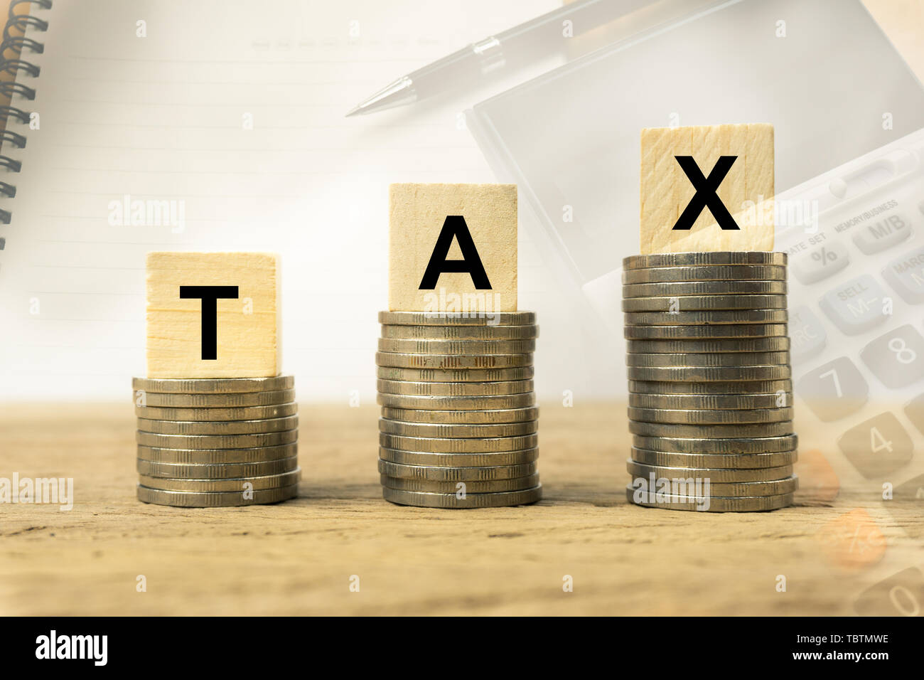 Black Background Tax High Resolution Stock Photography and Images - Alamy