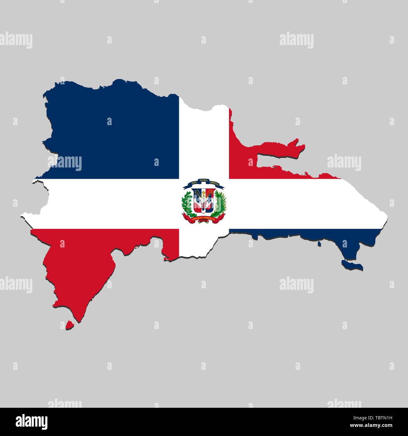 Map of dominican republic hi-res stock photography and images - Alamy