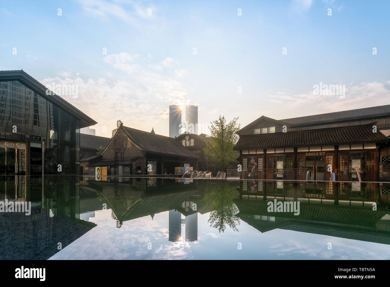 Architectural scenery in Taikuri, Chengdu Stock Photo - Alamy