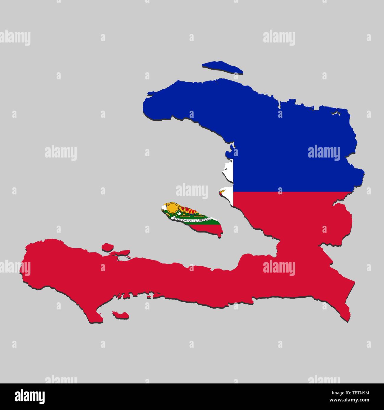 Map of haiti hi-res stock photography and images - Alamy