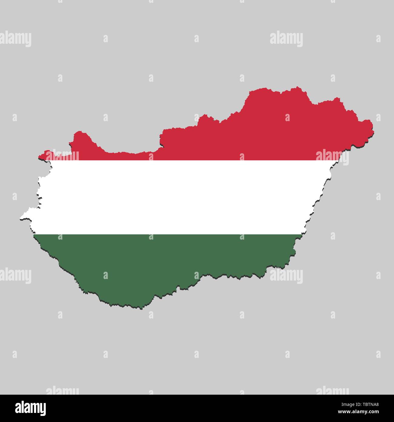 Map of hungary Stock Vector Images - Alamy