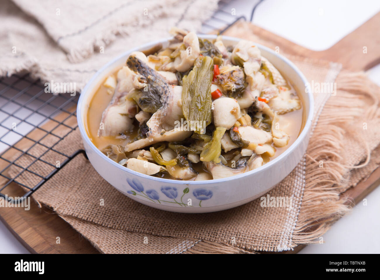 pickled cabbage fish Stock Photo - Alamy
