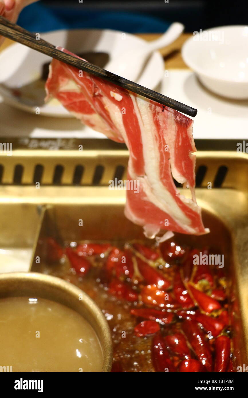 Rinse hot pot hi-res stock photography and images - Alamy