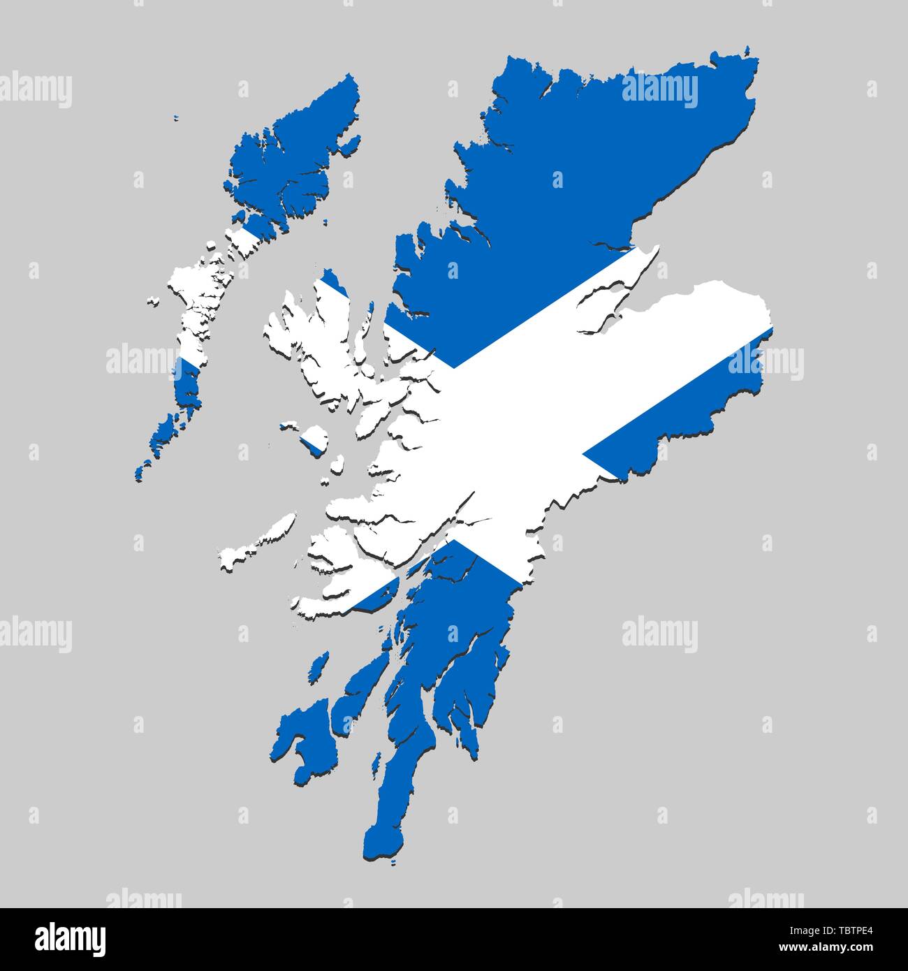 Area map of scotland hi-res stock photography and images - Alamy