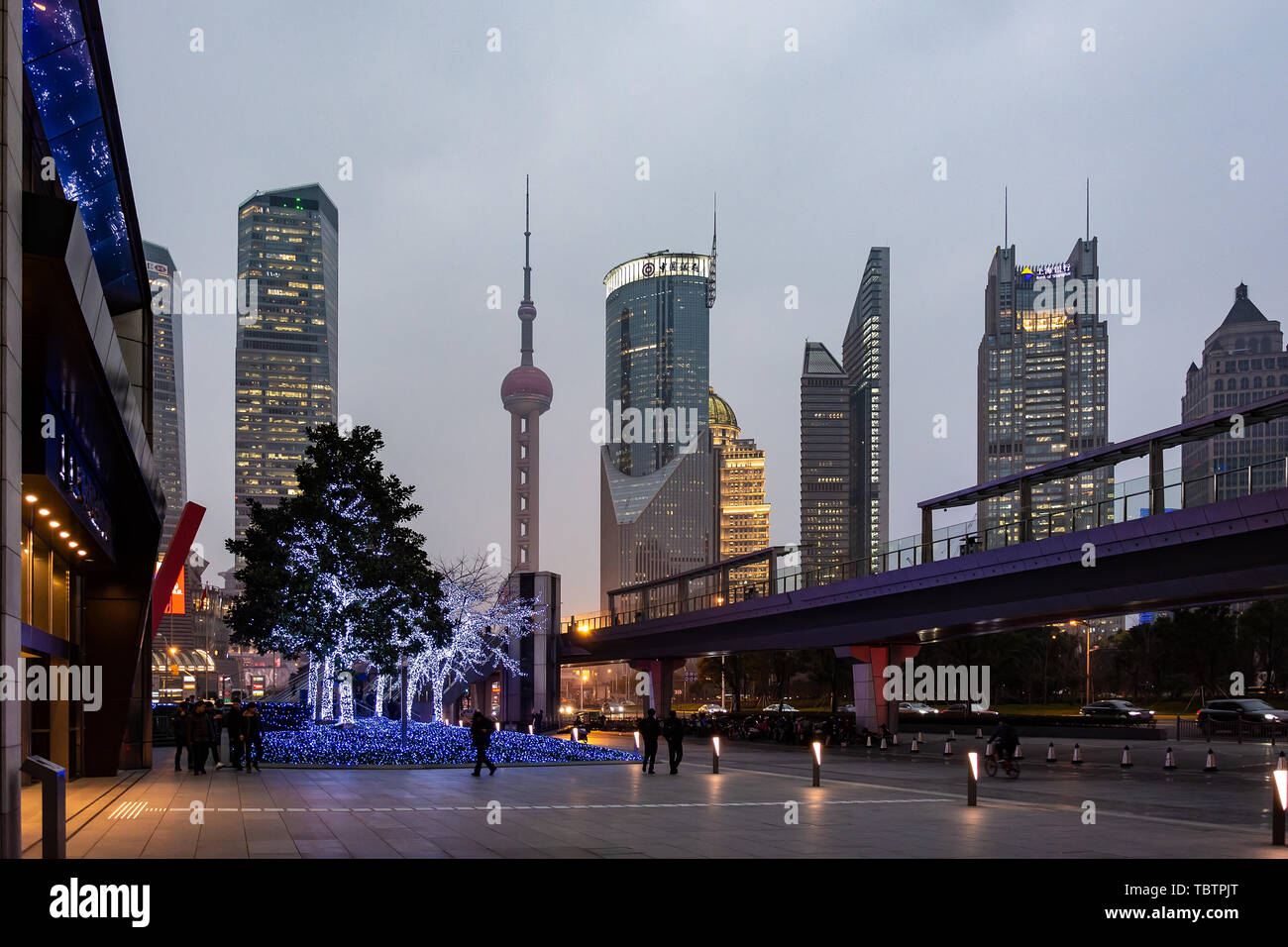 Living Scene on the Streets of Shanghai with Houses Stock Photo - Alamy