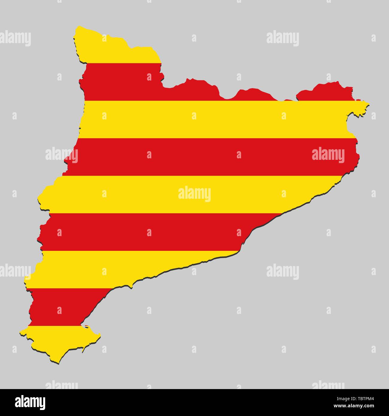Map of catalonia hi-res stock photography and images - Alamy