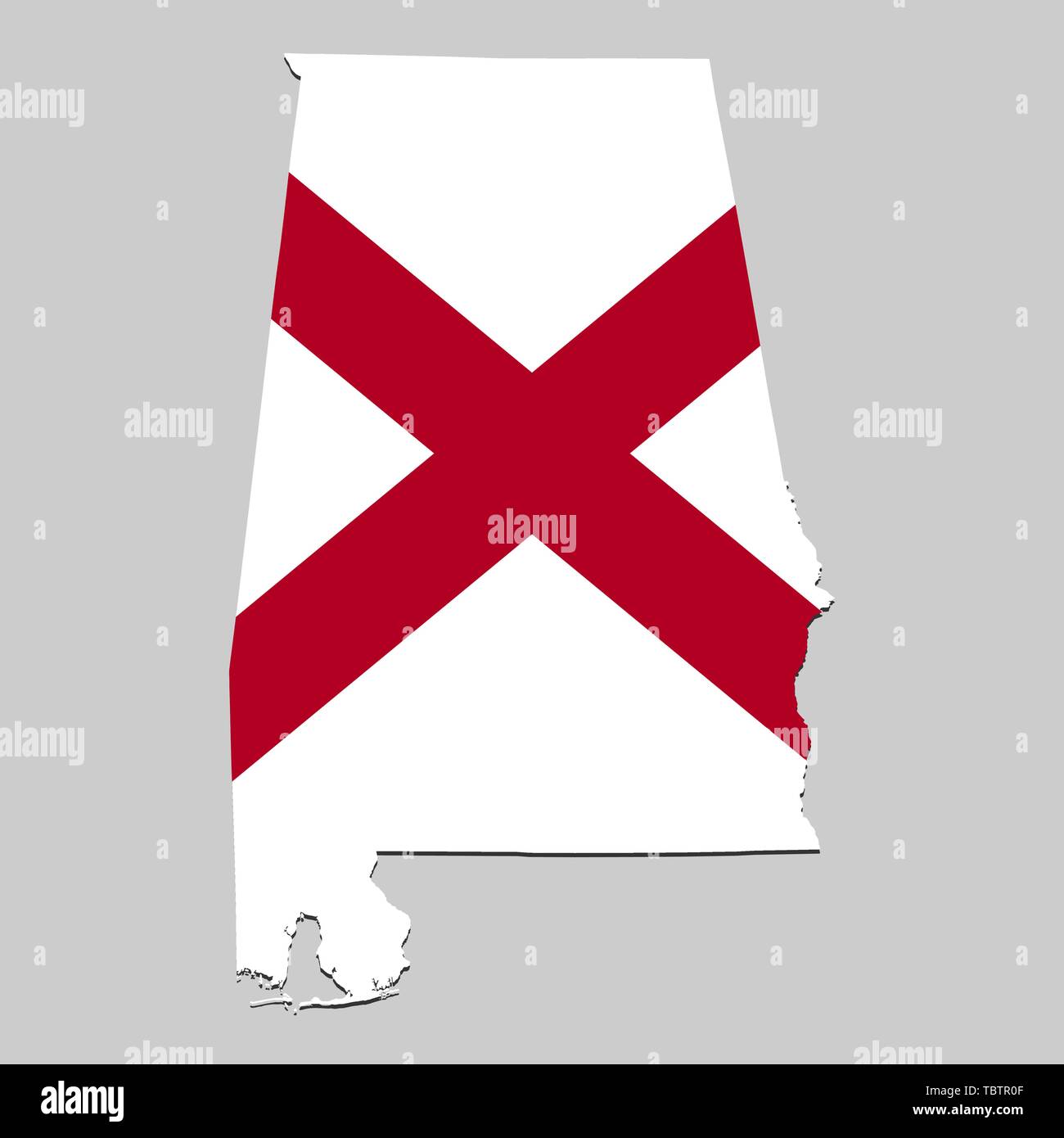Map of alabama hi-res stock photography and images - Alamy