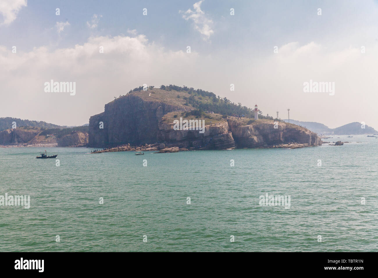 Bohai Sea Scenery of Penglai Changshan Islands, Yantai, Shandong ...