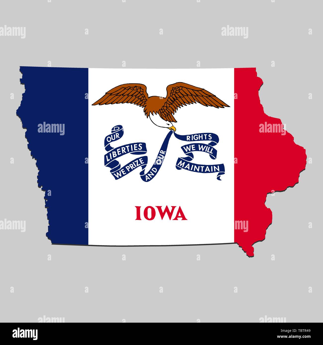 Iowa drawing hi-res stock photography and images - Alamy