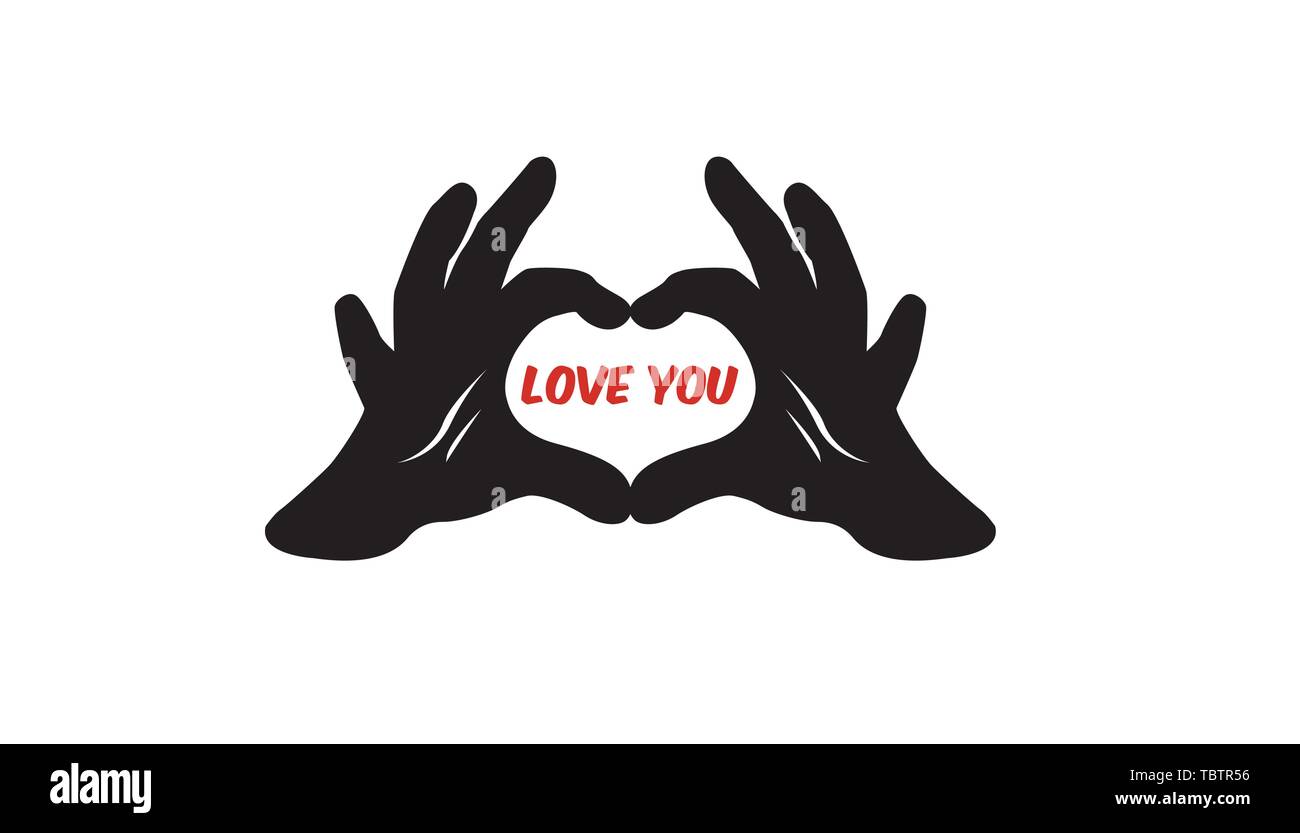 Love You Symbol Logo Vector Symbol Design Illustration Stock Vector ...