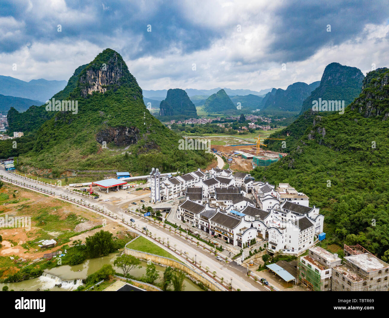 Ancient Town of Huangyao, Hezhou, Guangxi Stock Photo - Alamy