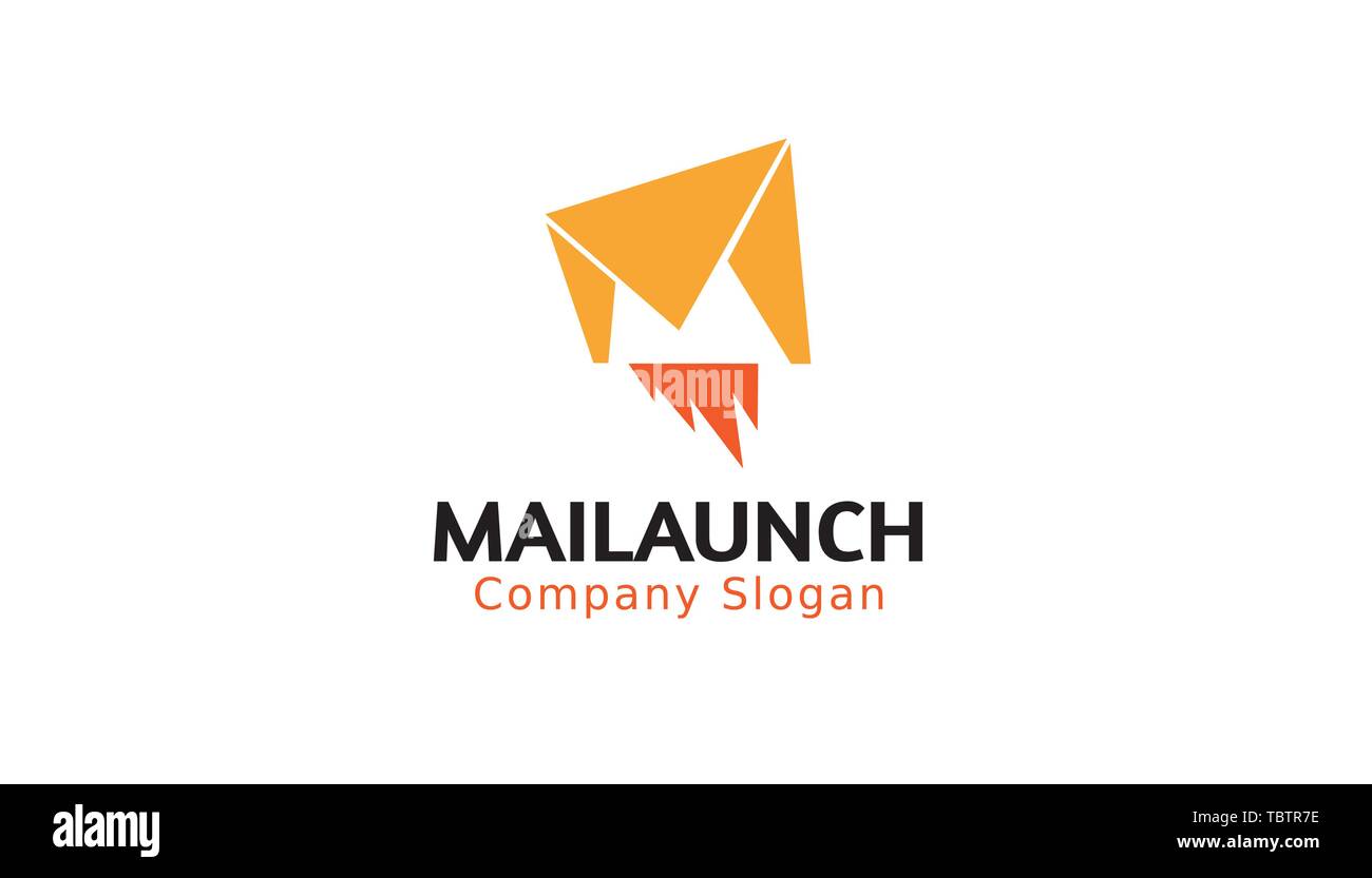 Mail Launch symbol Logo Vector Symbol Design Illustration Stock Vector ...
