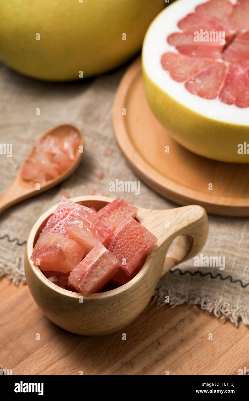 Pomelo meat hi-res stock photography and images - Alamy