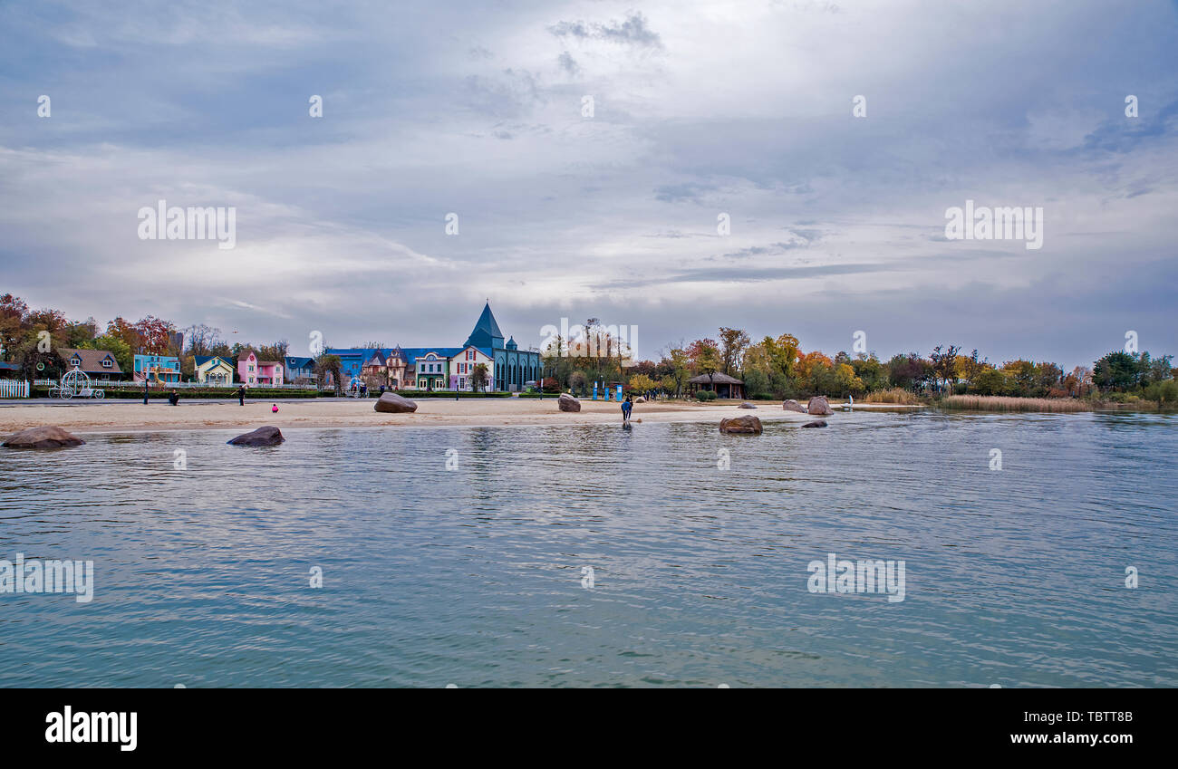 Luoma Lake, Suqian City Stock Photo - Alamy