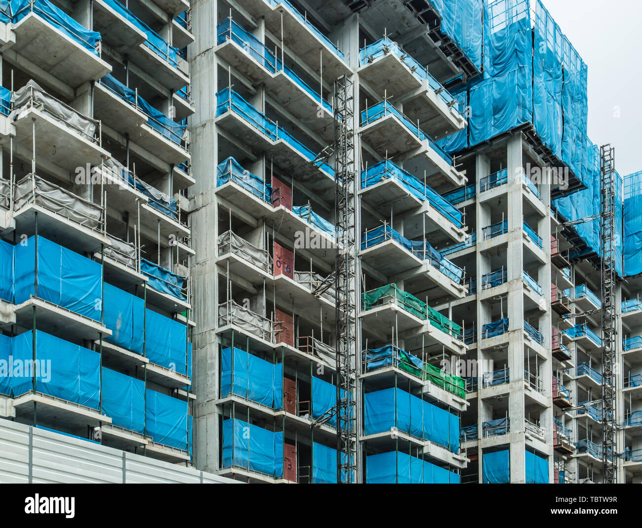 residential building under work construction Stock Photo - Alamy