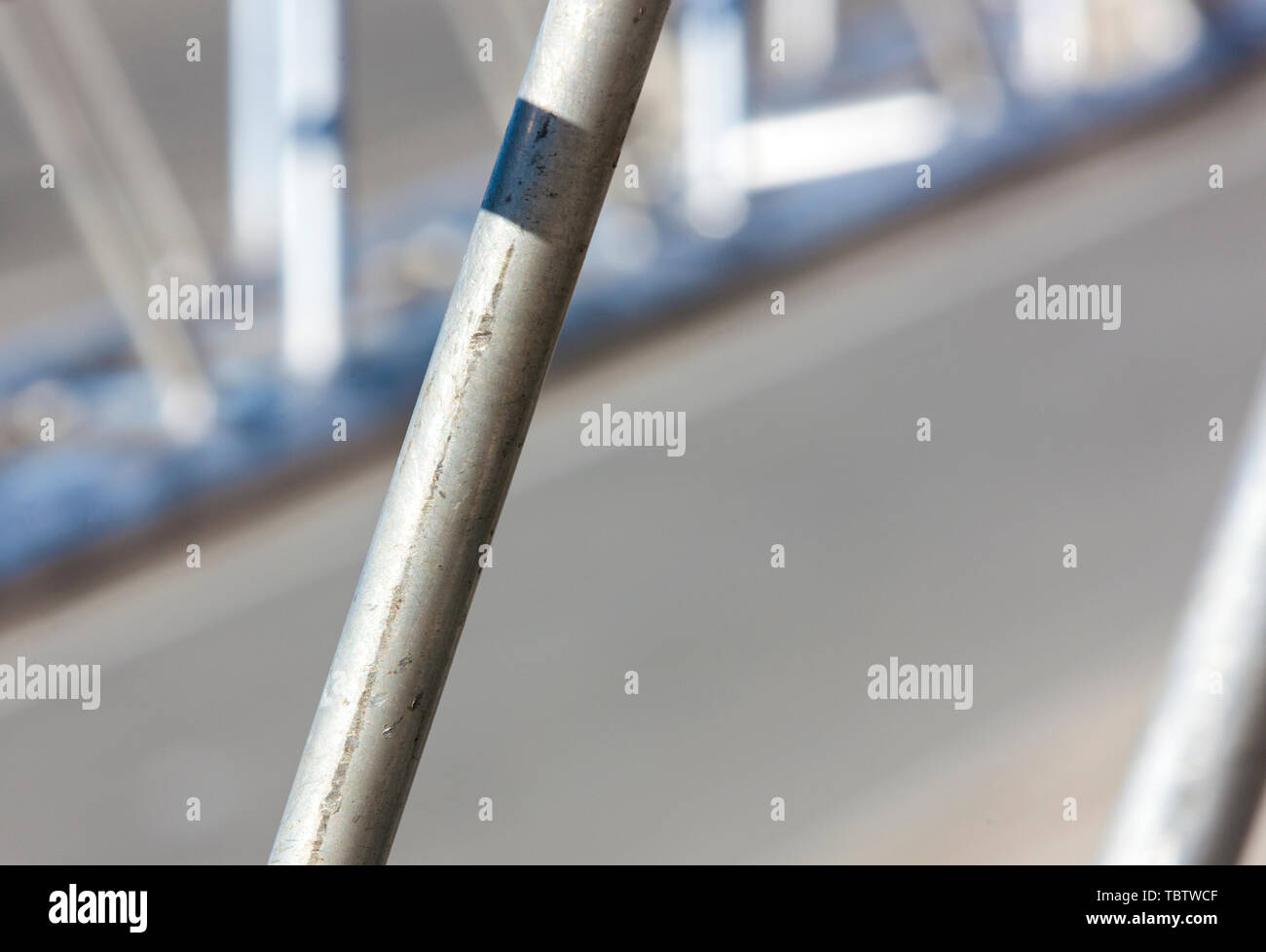 The close up of steel contraction structure abstract technology ...