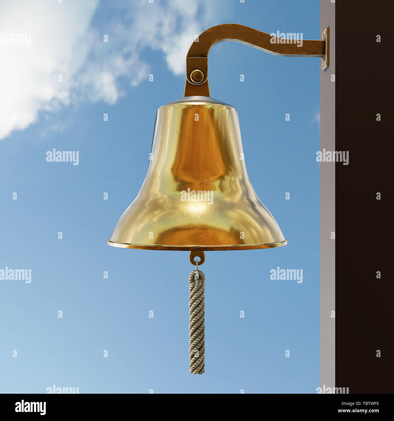 Nautical Ship Bell Stock Photo - Alamy