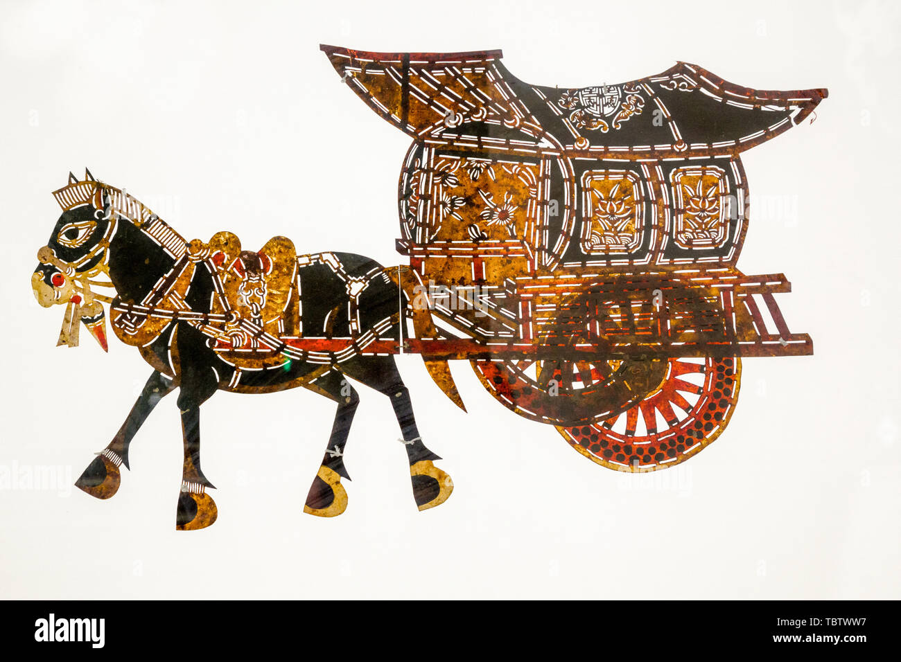 Folk traditional craftsmanship, shadow play Stock Photo - Alamy