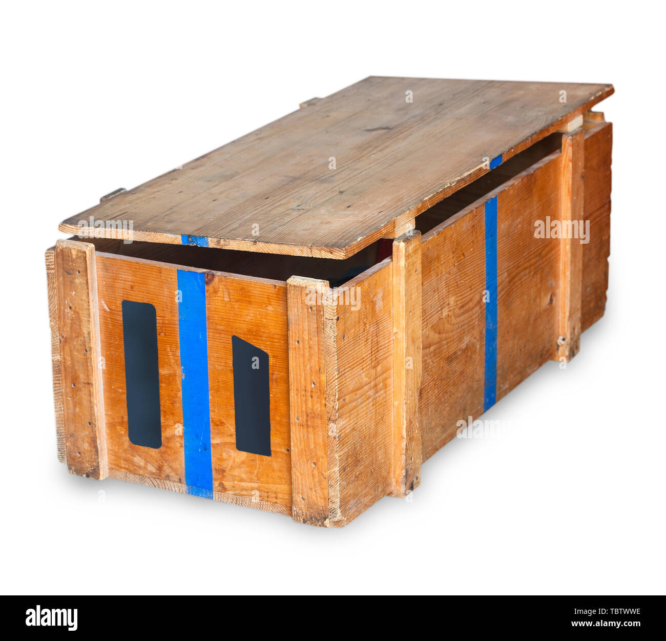 military box on white background Stock Photo - Alamy