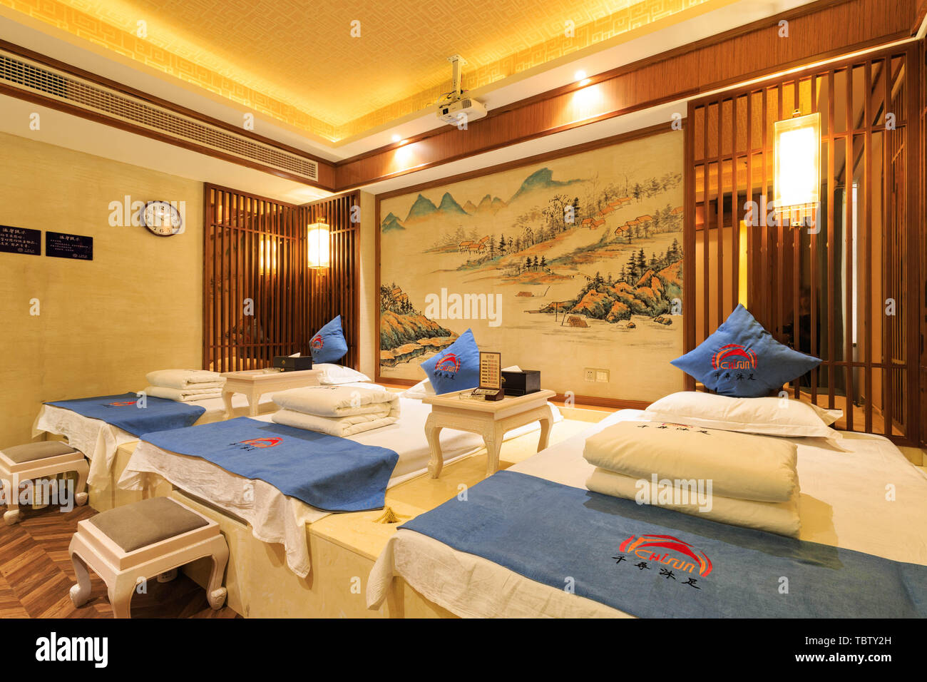 Hotel Entertainment Center Stock Photo - Alamy