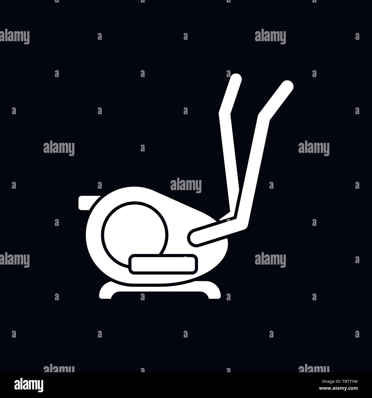 Elliptical machine symbol hi-res stock photography and images - Alamy