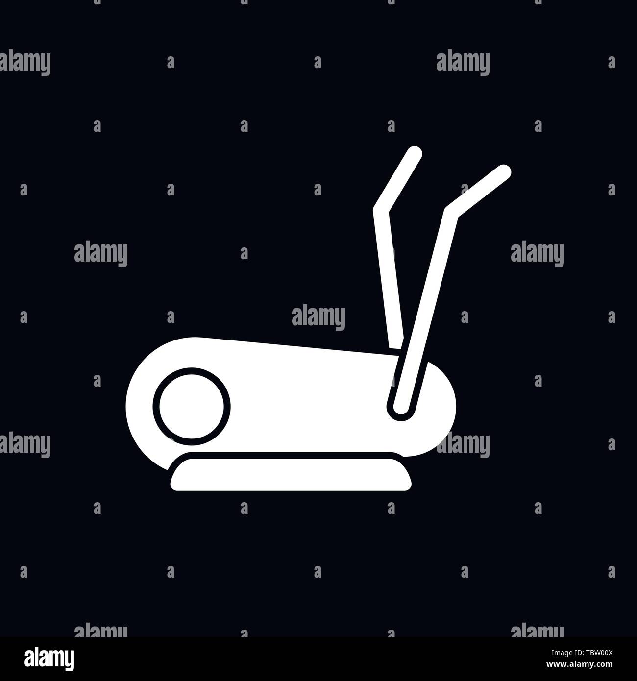 Elliptical machine symbol hi-res stock photography and images - Alamy