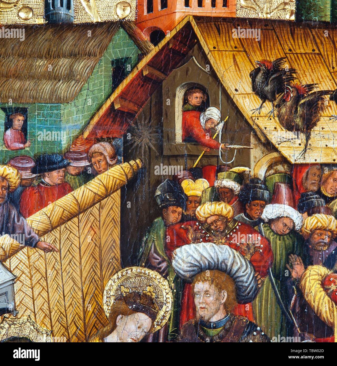 Jaume Ferrer II / Detalle del Retablo de la Virgen de los Ediles, siglo ...