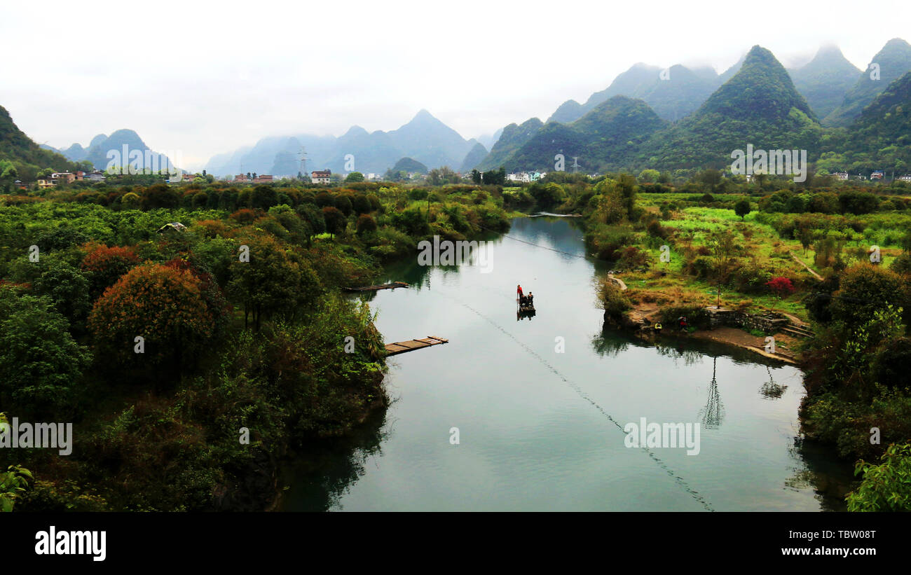 The scenery of the Dragon River Stock Photo - Alamy