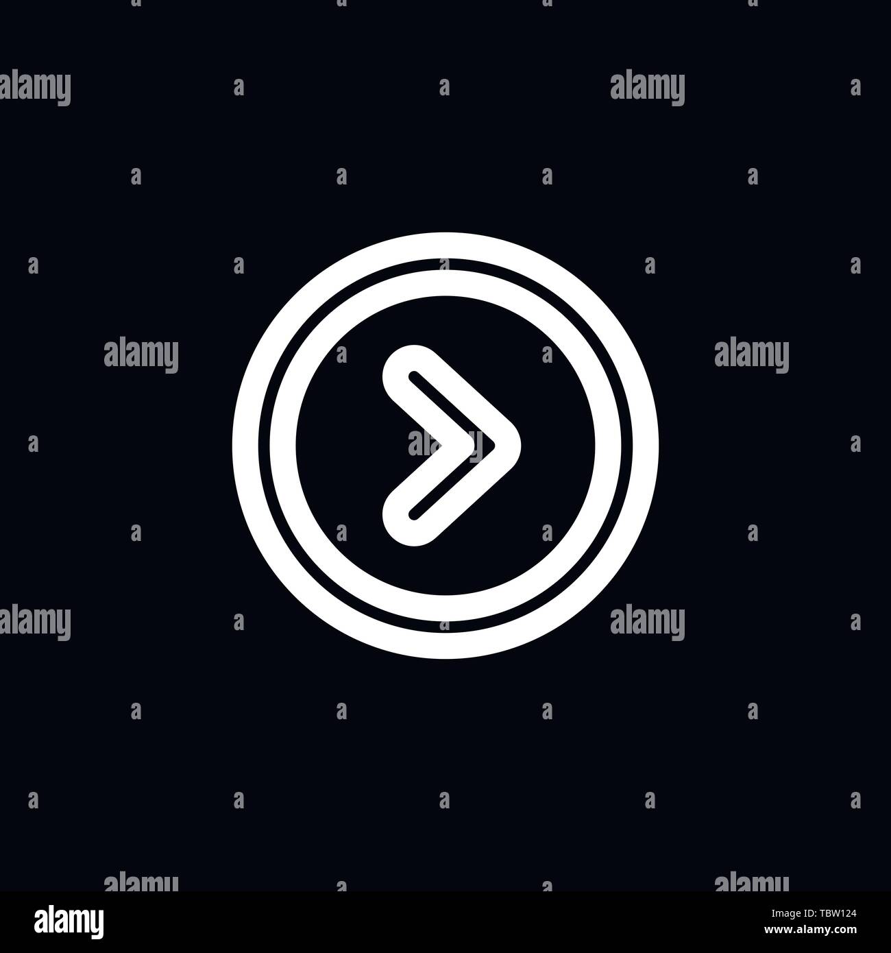 play Icon vector sign symbol Stock Vector Image & Art - Alamy